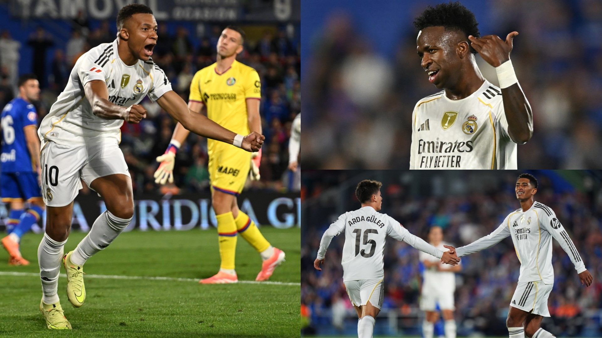 Real Madrid player ratings vs Getafe: Insatiable Kylian Mbappe fires Los Blancos to unconvincing ...